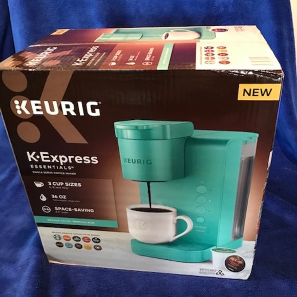 Keurig | Kitchen | Keurig K Express Tropical Blue Brand New In Box ...